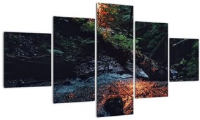 Obraz horské říčky (125x70 cm)