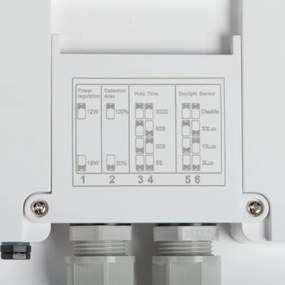 Kanlux 38775 - LED Venk. sv. se senz. BENO 12/18W/230V 3000/3500/4000K IP65 bílá