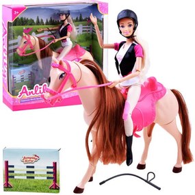 Panenka Anlily Žokej s koněm, chodící kůň ZA2454