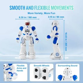 RC robotická hračka pro děti Programovatelné dálkové ovládání mluvícím tanečním