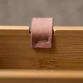 Bambusový organizér NILA se 3 šuplíky, 21 cm