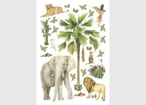 Dětská samolepka na zeď Jungle | 42.5 x 65 cm | DDK1743