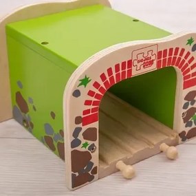 Bigjigs Rail Dvojitý železniční tunel / od 3 let