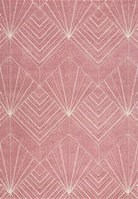 Oriental Weavers, Kusový koberec Portland 58/RT4R, 80x140, růžová, chodba / předsíň