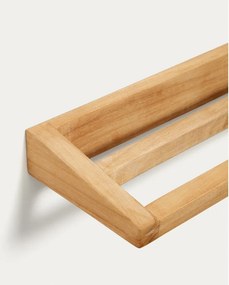 Dřevěný držák na ručníky v přírodní barvě Vedel – Kave Home