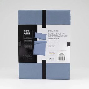 Florella Saténové povlečení Edel Tencel Denim Rozměr: 70x90 + 140x200 cm