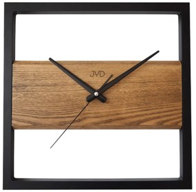 JVD NS22010.78 - Dřevěné hodiny s čtvercovým rámem