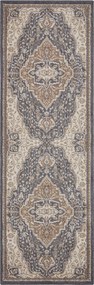 Hanse Home, Běhoun Terrain 105607 Orken Black Brown, 80x200, hnědá, ložnice