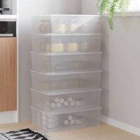 Plastové úložné boxy 6 ks 25 l stohovatelné 3189188