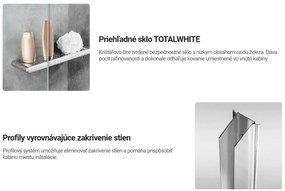 Deante Kerria Plus, posuvné sprchové dveře 100x200 cm, 6mm čiré sklo, chromový profil, DEA-KTSPN10P