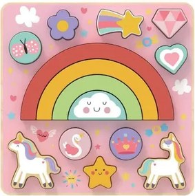 2Kids Toys Balanční puzzle Unicorn 2v1 / od 18 měsíců