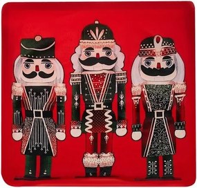 Vánoční dekorativní povlak na polštář 40x40cm Ruhhy 24728, červený