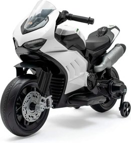 Dětská elektrická motorka Baby Mix Supersport bílá