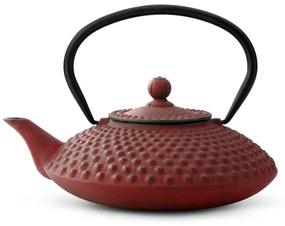 Bredemeijer Litinová konvička na čaj Xilin 1,25L, červená