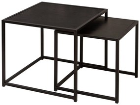 Sada odkládacích stolků Maille 50 cm černý jasan