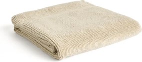 Béžová froté bavlněná osuška 70x140 cm Olvira – Kave Home