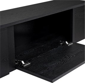 Černý TV stolek 180x50x30 cm Onera – Kalune Design