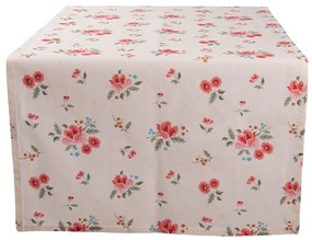 Bavlněný běhoun s květy Little Rose Collection - 50*140 cm