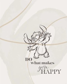 Komar Plakát Disney Lilo and Stitch Do What Makes You Happy 40 x 50 cm