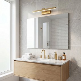 Toolight APP1865-1W, koupelnová LED svítilna, 800 mm, broušená ocel, OSW-66021