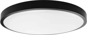 LED Solution Černé přisazené LED svítidlo Plano kulaté 350mm 36W IP44 76401