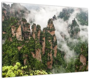 Skleněný obraz - Zhangjiajie National Park, Čína (70x50 cm)