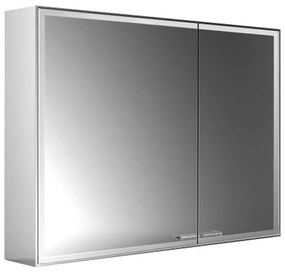 Emco Prestige 2 - Nástěnná zrcadlová skříň 888 mm široké dveře vlevo bez světelného systému, zrcadlová 989707003 989707005