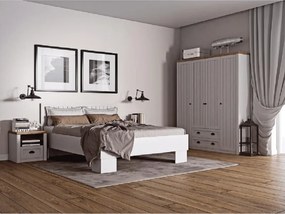 Postel L1 160x200, sosna andersen / dub lefkas, PROVANCE Kondela 0000194045