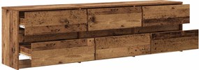 TV jednotky 180 x 34 x 50 cm Staré dřevo Kompozitní dřevo 3385628