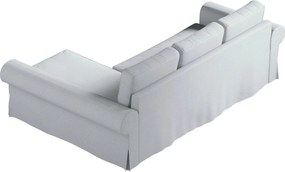 Potah na pohovku IKEA Backabro rozkládací se šezlongem barva šedá látka pletený vzor
