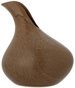 Bloomingville Keramická váza Amina Brown, hnědá barva, keramika
