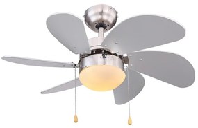 Globo 03801 - Stropní ventilátor RIVALDO 1xE14/60W/230V 03801