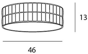MAXLIGHT C0122 - Stropní svítidlo DIAMANTE 6xG9/42W/230V pr. 46 cm chrom