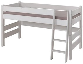 Gazel Sendy patrová postel 90x200 zvýšená 120 cm bílá
