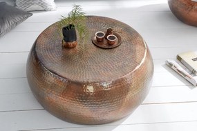 Invicta Konferenční stolek ORIENT 80cm měděná patina 39536