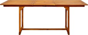 Zahradní jídelní stůl (150–200) x 100 x 75 cm masivní akácie 316564