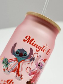 Sinsay - Hrnek se slámkou a vánočním potiskem Stitch - vícebarevná