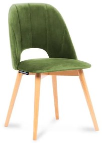 Konsimo Sp. z o.o. Sp. k. Jídelní židle TINO 86x48 cm světle zelená/světlý dub KO0093