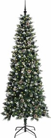 Umělý vánoční stromeček Zelená 240 cm PVC, plast a ocel 3395845