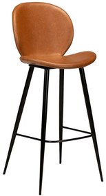 OnaDnes -20% ​​​​​Dan-Form Světle hnědá vintage koženková barová židle DAN-FORM Cloud 77 cm