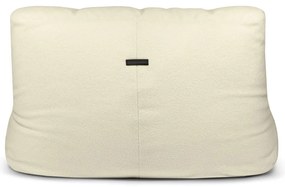 Krémový sedací vak z textilie bouclé Sofa Tube – SLOWDOWN