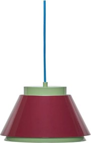 Červené/zelené kovové závěsné svítidlo ø 25 cm Remi – Hübsch