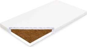 Dětská matrace New Baby BASIC 120x60x5 cm kokos-molitan bílá