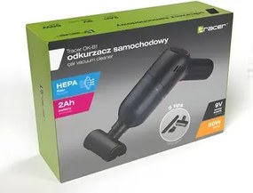 Tracer OK-B1 černá / Aku vysavač do auta / 60 W / 2 Ah / HEPA filtr