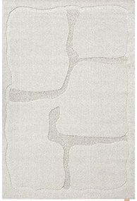 Světle šedý vlněný koberec 160x230 cm Morphic Organica – Agnella