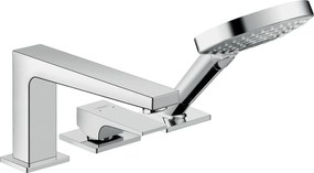 Hansgrohe Metropol, baterie na okraj vany, 3-otvorová instalace, chromová, 32550000