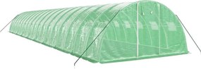 Skleník s ocelovým rámem zelený 72 m² 18 x 4 x 2 m 3188068