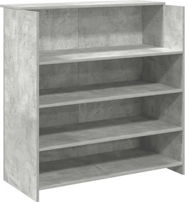 Recepční stůl betonově šedý 100x50x103,5 cm kompozitní dřevo 3324163