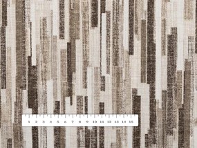 Biante Dekorační povlak na polštář Porto PRT-017 Hnědo-béžové proužky 70 x 90 cm