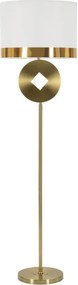 Stojací lampa Coiny 151 cm bílá/zlatá